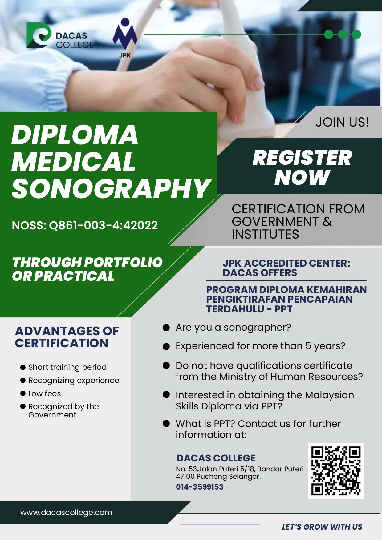 Sonographer Course Malaysia | Comprehensive Sonography Training