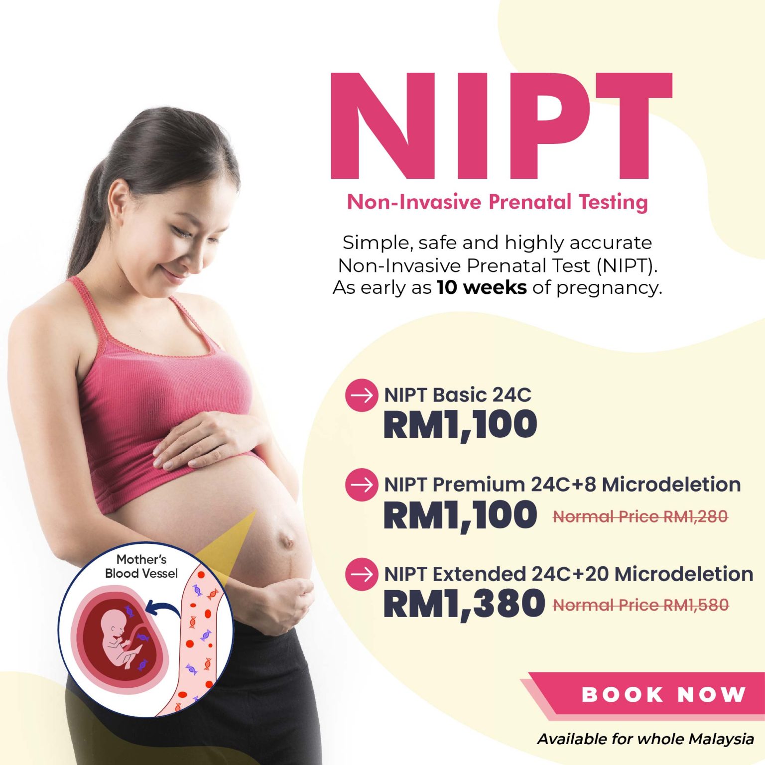 NIPT Test Malaysia | NIPT PROMO Price Start From RM1100